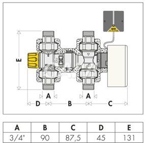Solarnocal kit collettori solare-caldaia CALEFFI - 264352