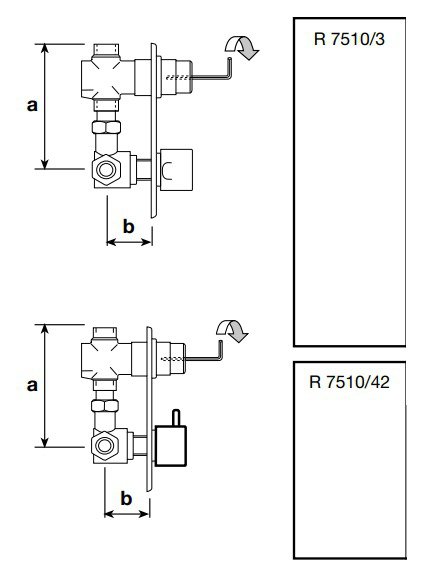 Coperchio prolung. mm. 30 x miscelatore RIVER - A2802/2